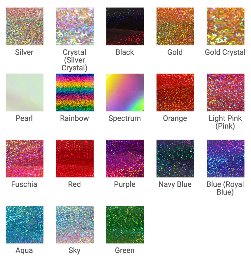 12"x20" Siser Holographic HTV – MyVinylCircle